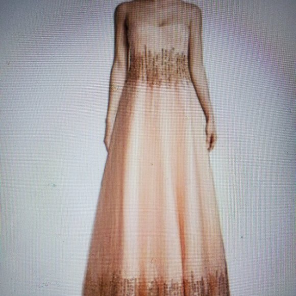 Basix Black Label | Dresses | Basix Black Label Strapless Aline Blush ...